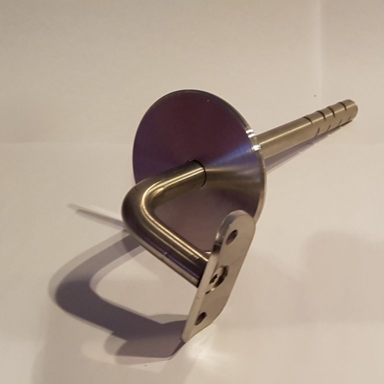 Käsipuu kandur keemiaga liimimiseks ümarale käsipuule rst teras Aisi ...