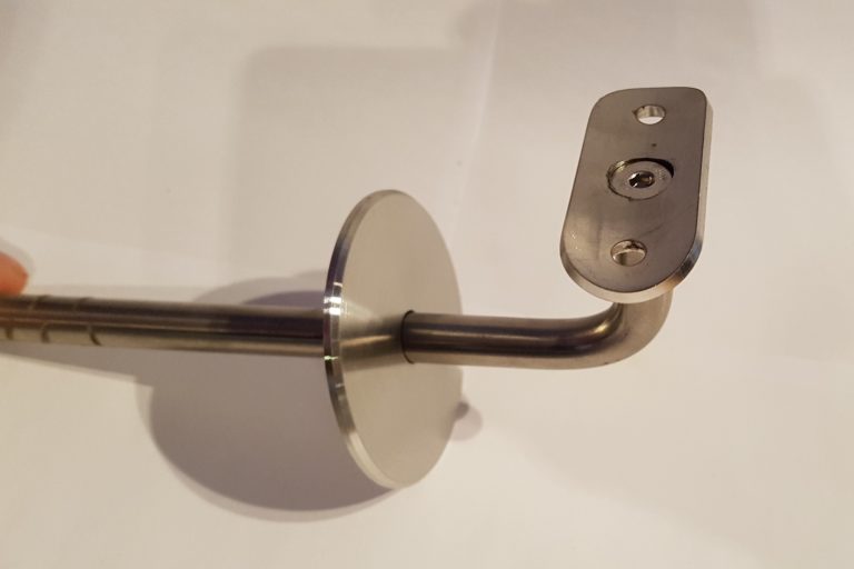 Käsipuu kandur keemiaga liimimiseks ümarale käsipuule rst teras Aisi ...